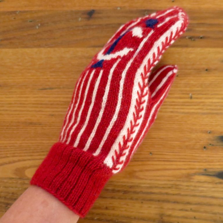 Just Crafty Enough – Project: Opening Day Mittens